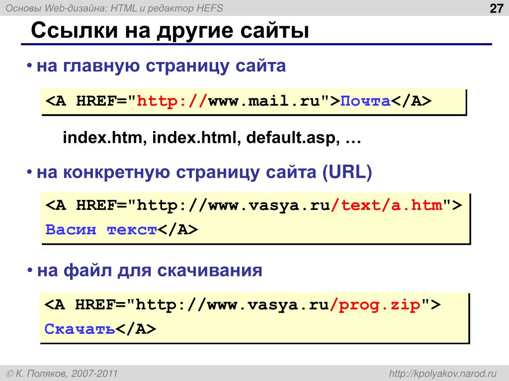 Самоучитель html: Самоучитель HTML4 | htmlbook.ru