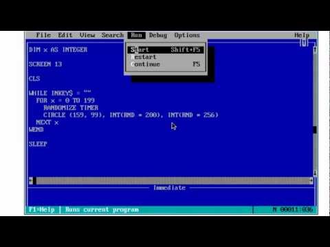 Qbasic как запустить на windows 7: как установить qbasic через dosbox ...
